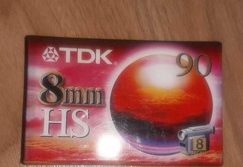 Видеокассета TDK HS 90 новaя для видеокамеры