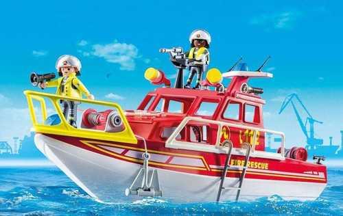 Набор Playmobil Пожарно-спасательный катер