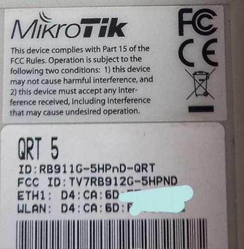 Mikrotik QRT 5