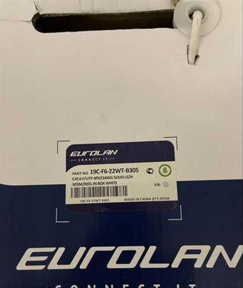 Eurolan cat 6 F/UTP 19C-F6-22WT-B305