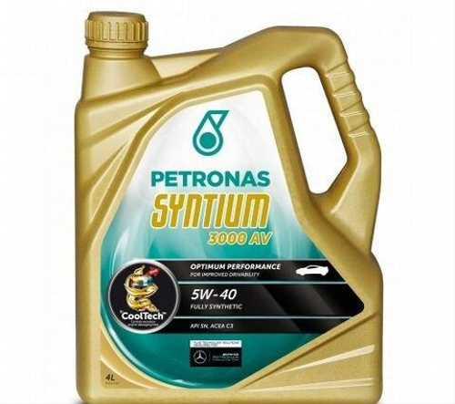 Petronas lubricants syntium 3000 AV 5W-40, 4л