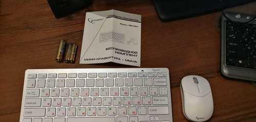 Клавиатура и мышь Gembird KBS-7001 White USB