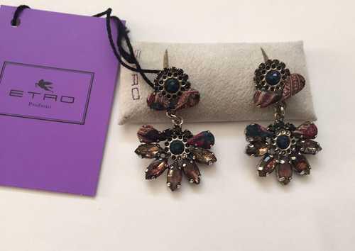 Серьги Etro оригинал новые