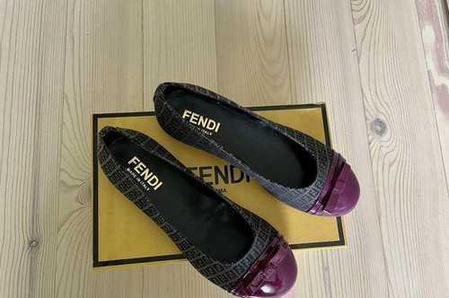 Балетки Fendi новые оригинал 34
