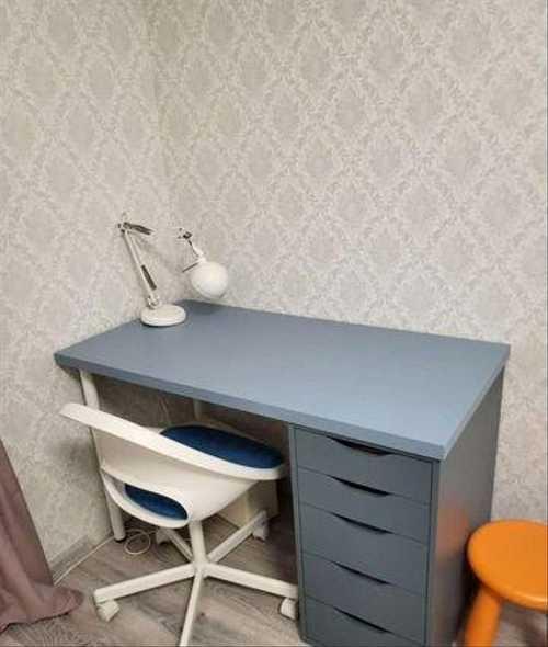 Письменный стол икея alex IKEA и стул блискэр