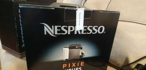 Кофемашина nespresso pixie clips krups новая