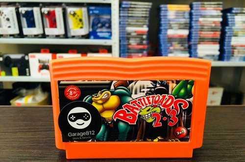 Картридж для Dendy Battletoads 2+3