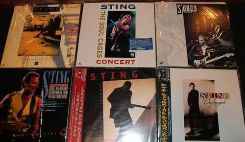 Лазерные диски Sting Стинг LD LaserDisc (Япония)