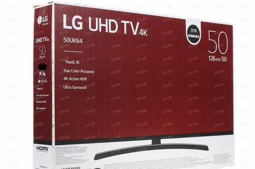 LG 50UK6410 новый 127см 4K UHD Smart tv Wi-Fi
