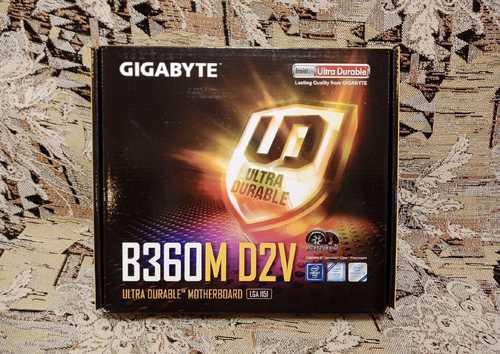 Новая Gigabyte B360M D2V LGA 1151v2