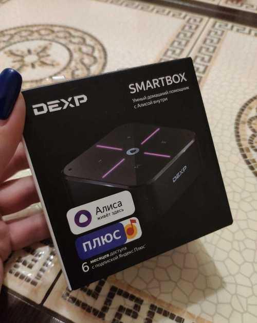 Dexp Smartbox колонка с Алисой