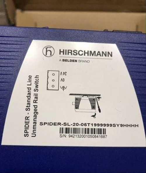 Неуправляемый Ethernet коммутатор Hirschmann Spide