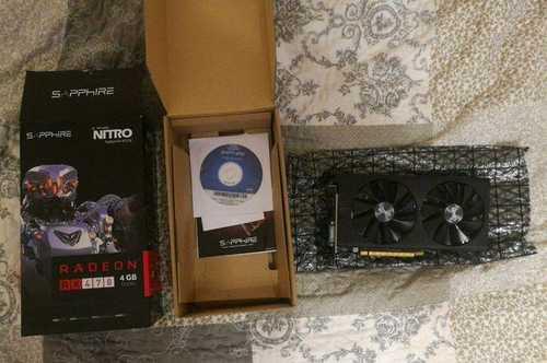 Видеокарта sapphire nitro rx 470 4gb OC