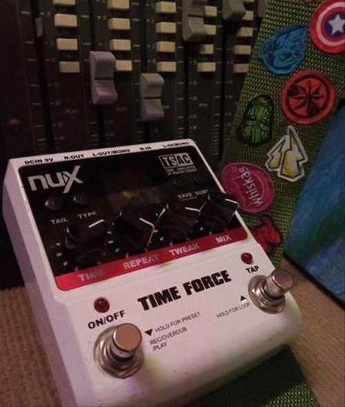 Гитарная педаль delay/looper nux time force