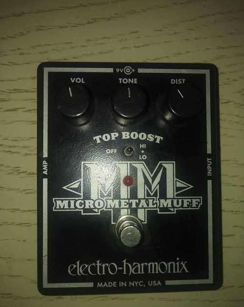 EHX Micro Metal Muff, Mooer Cruncher