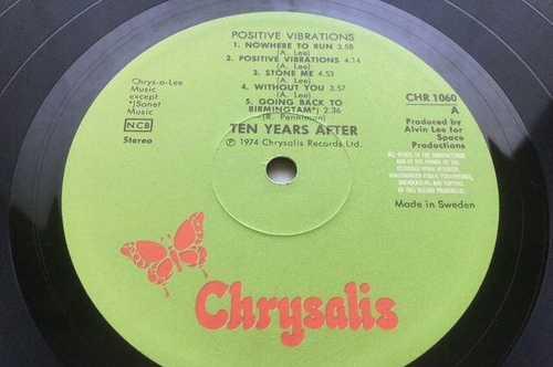Ten Years After " Positive Vibrations " 1974