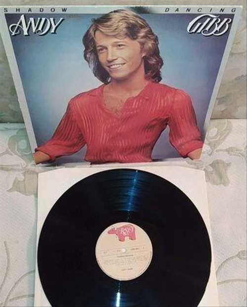 Andy Gibb Shadow Dancing 1978 пластинка LP
