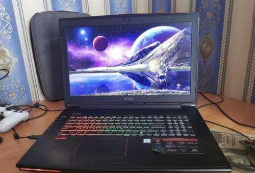 Игровой ноутбук MSI GT72VR (17.3", 120hz, i7-7700