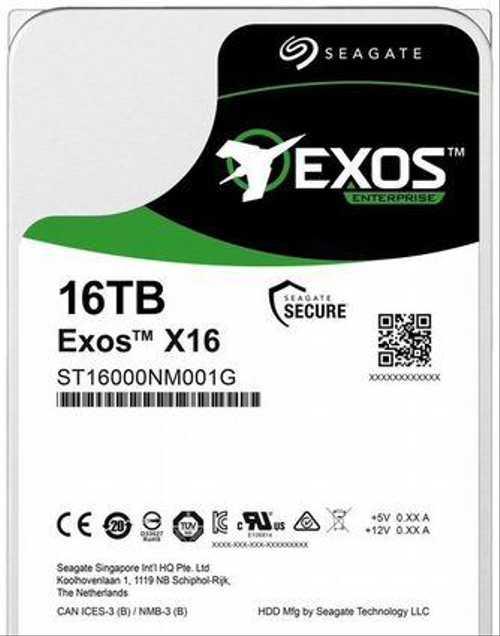 Seagate Exos X16 16 TB ST16000NM001G