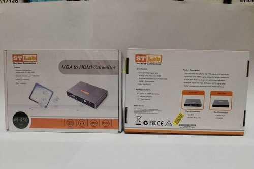 Конвертер ST-Lab, VGA to hdmi (VGA(15F) +2R