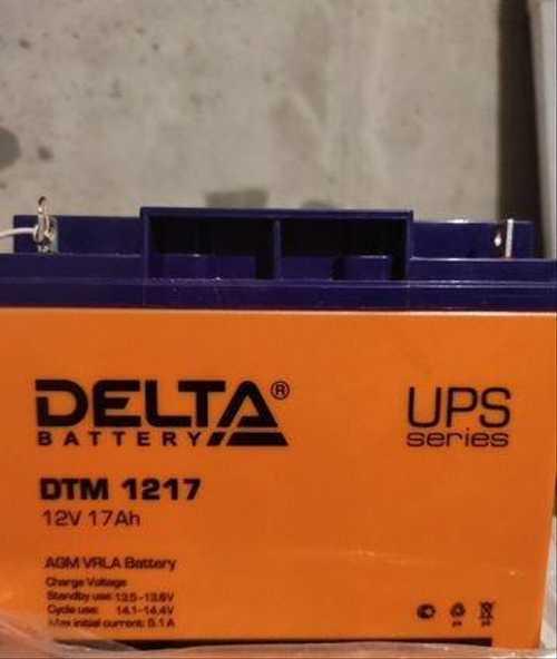 Аккумуляторы Delta DTM 1217,1207