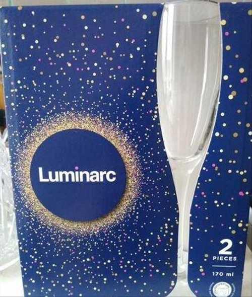 Новые бокалы для шампанского Luminarc