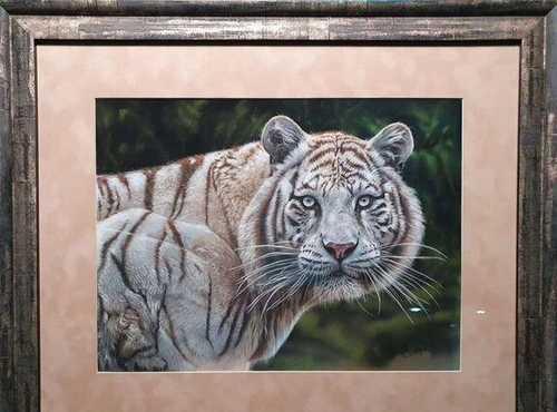 Картина "Белый тигр"