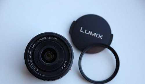 Объектив Lumix G 14 mm f/2.5