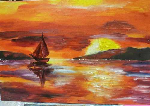 Картина маслом 20*30