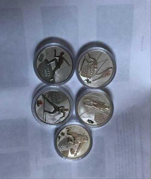 Сочи серебро 3 рубля. Футляр для монет Сочи 2014 серебро. Скоростной бег на коньках Сочи монета.