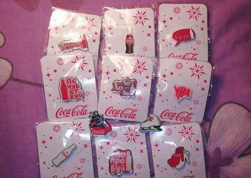 Значки от "Coca - Cola"
