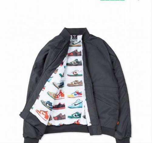 Nike SB ISO dunk bomber jacket smoke grey