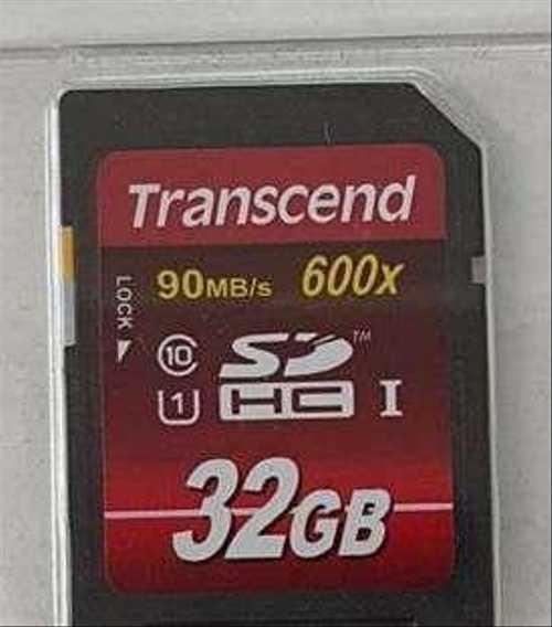 Карта памяти sdhc 32Gb Transcend UHS-I