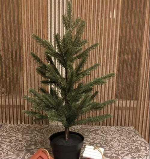 Рождественская ель искусственная кашпо фейка икеа