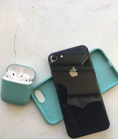 iPhone 8 64gb +airpods1