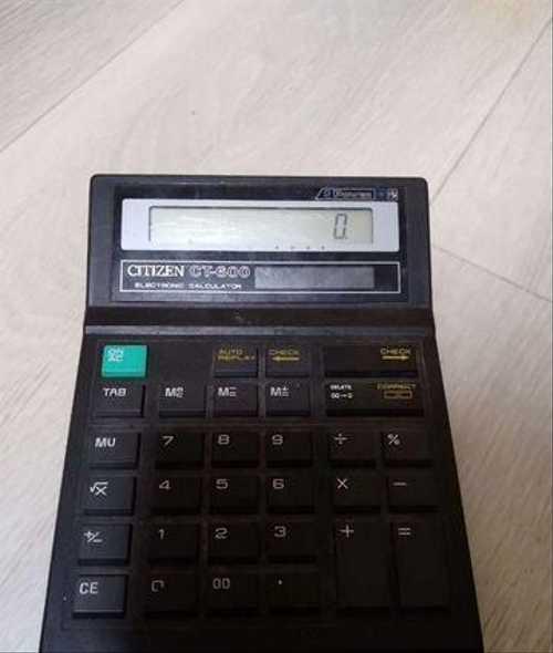 Калькулятор бухгалтерский Citizen CT-600