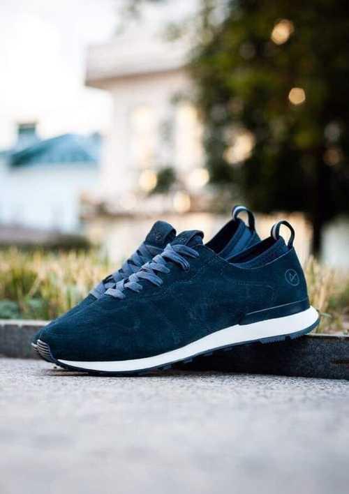 Кроссовки Low Leather Sneaker 6 Navy Affex
