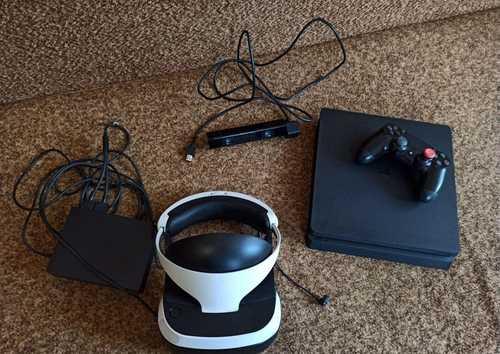 Sony PS4 Slim 500 Gb + PS VR Rev. 2 + Ps Camera
