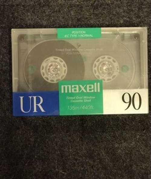 Аудиокассета Maxell UR-90 новая
