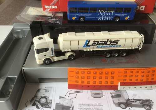 Scania 144L 530 цистерна Herpa exclusive 1:87