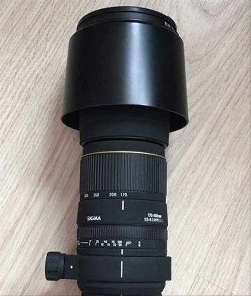 Обьектив Sigma 170-500 mm DG для Nikon