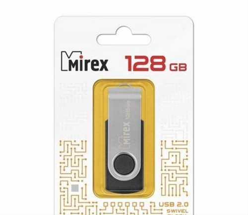 Флеш-диск Mirex Swivel 128GB Black флешка