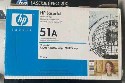 Картридж для принтера hp laserjet 51a