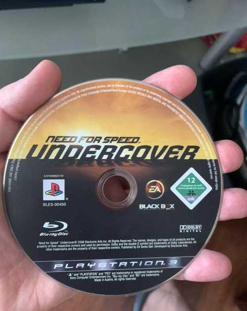 Need for speed Undercover для PS3