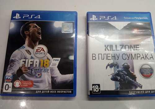 Fifa 18 и Killzone В плену сумрака для PS4