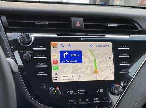 Camry 70 Carplay Android Auto c JBL и без