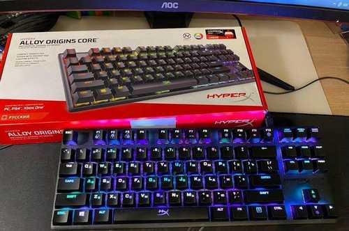 Игровая клавиатура HyperX alloy origins core