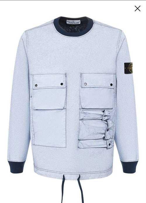 Stone island tela chalk pocket sweat(обмен)