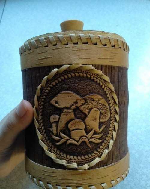 Солонка из бересты