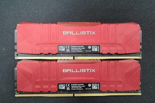 DDR4 16Gb (2x8Gb kit) 3000 Crucial Ballistix